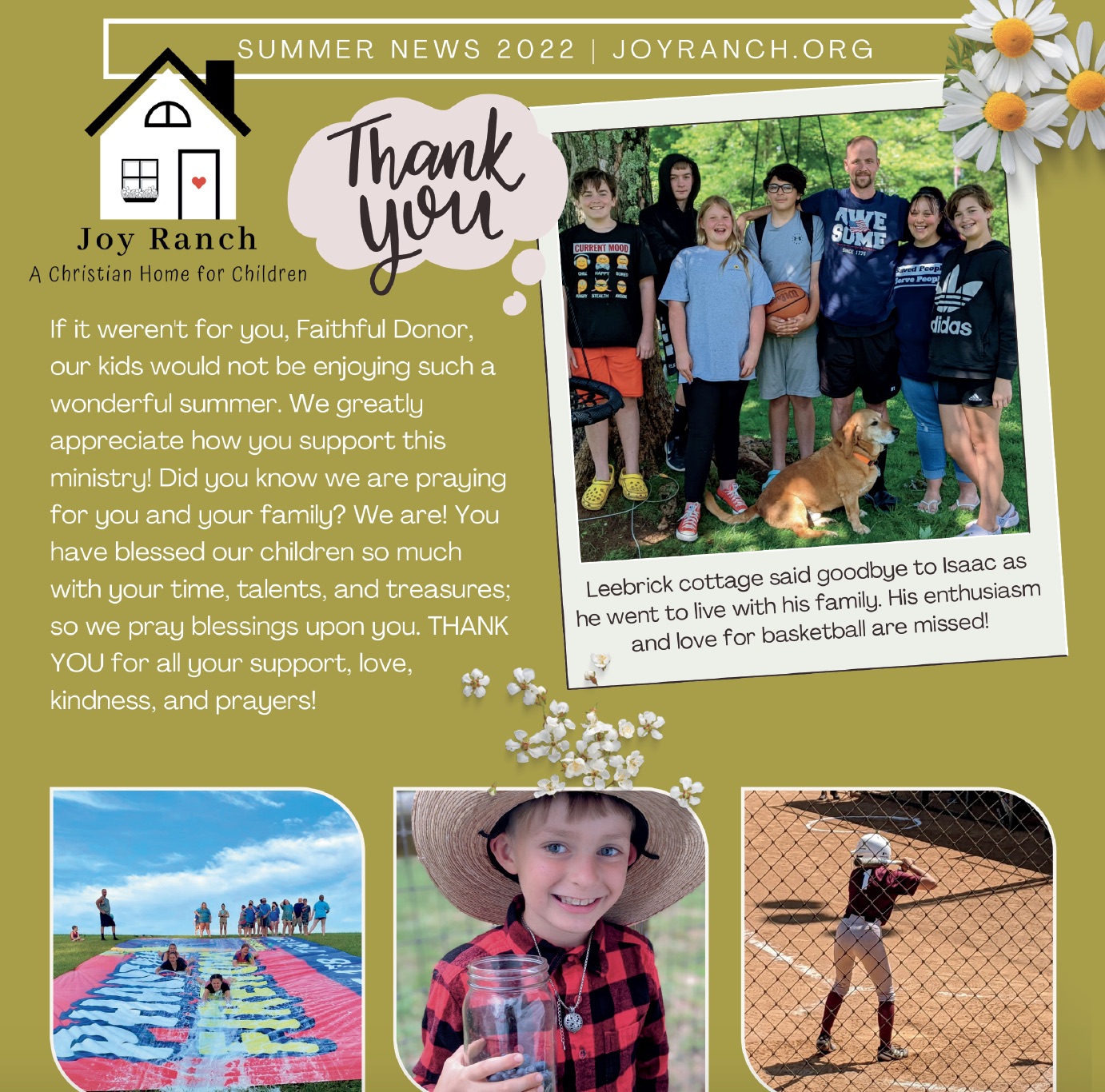 Joy Ranch – A Christian Home for Children.