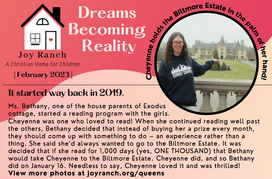 February News – Joy Ranch